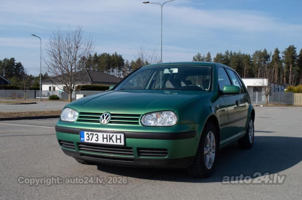 Green Volkswagen Golf 2003 in Saue, with an engine capacity of 1.60 L and mileage of 110 thousand km for 2600 €, photo 1 on AUTOMOTO.COM.LV