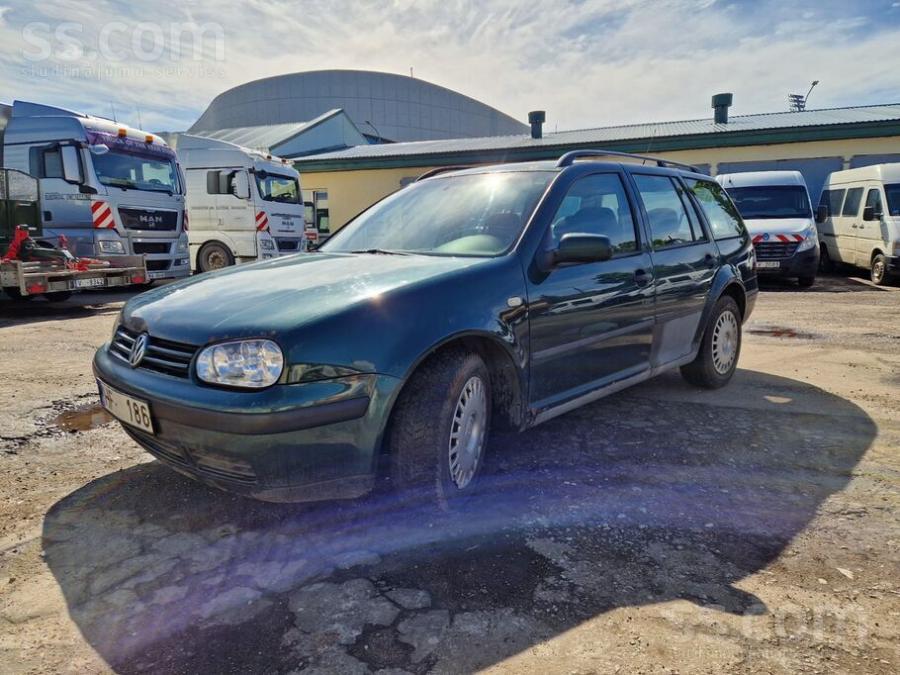 Zaļš Volkswagen Golf 1999 Daugavpils, ar dzinēja tilpumu 1.90 L un nobraukumu 0 tūkst. km par 1300 €, foto 1 vietnē AUTOMOTO.COM.LV