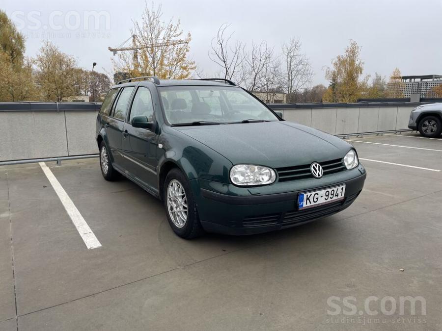 Green Volkswagen Golf 1999 in Riga, with an engine capacity of 1.90 L and mileage of 493 thousand km for 850 €, photo 1 on AUTOMOTO.COM.LV