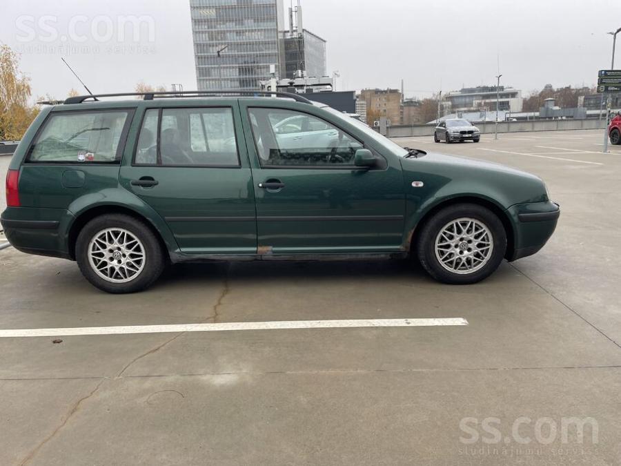 Green Volkswagen Golf 1999 in Riga, with an engine capacity of 1.90 L and mileage of 493 thousand km for 850 €, photo 6 on AUTOMOTO.COM.LV