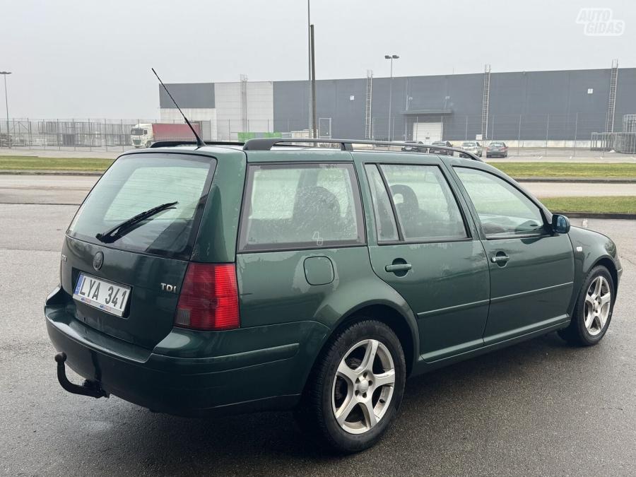 Green Volkswagen Golf 2000 in Panevezys, with an engine capacity of 1.90 L and mileage of 280 thousand km for 680 €, photo 8 on AUTOMOTO.COM.LV