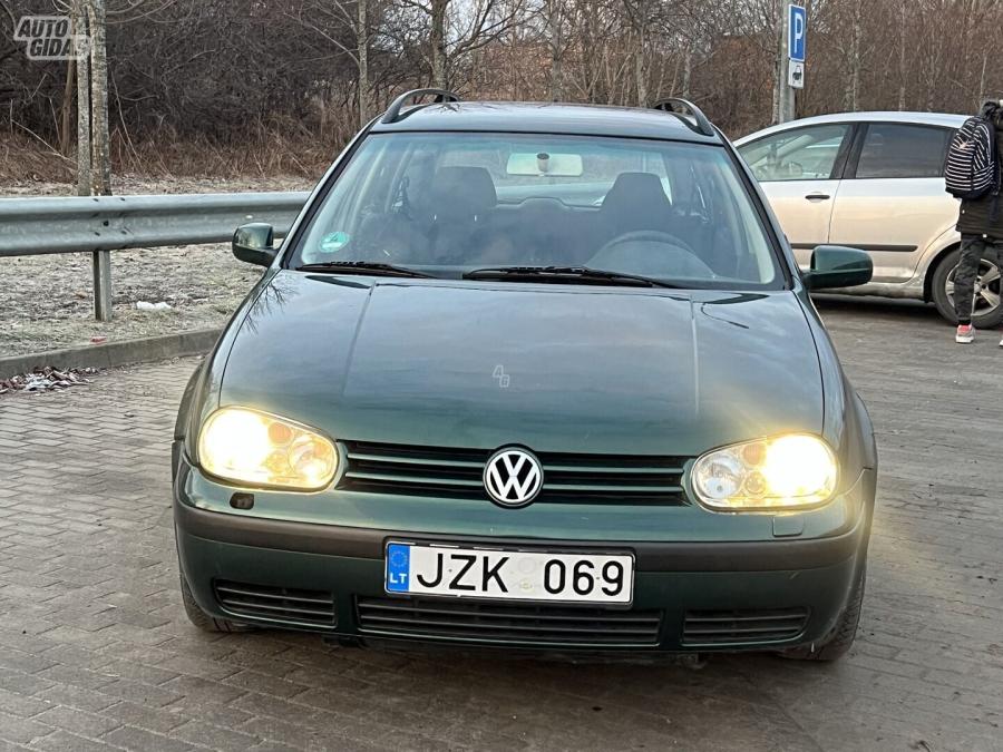 Green Volkswagen Golf 2000 in Klaipeda, with an engine capacity of 1.90 L and mileage of 400 thousand km for 750 €, photo 3 on AUTOMOTO.COM.LV