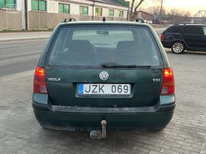 Zaļš Volkswagen Golf 2000 Klaipėda, ar dzinēja tilpumu 1.90 L un nobraukumu 400 tūkst. km par 750 €, foto 6 vietnē AUTOMOTO.COM.LV