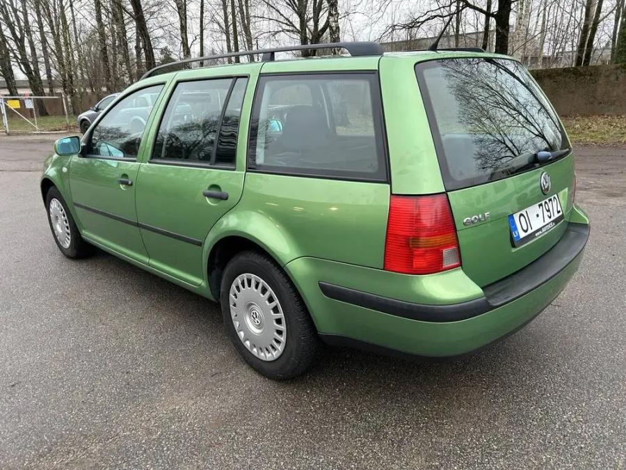 Green Volkswagen Golf 2000 in Limbazi, with an engine capacity of 1.90 L and mileage of 324 thousand km for 2950 €, photo 7 on AUTOMOTO.COM.LV
