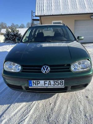 Zaļš Volkswagen Golf 2001 Marijampole, ar dzinēja tilpumu 1.90 L un nobraukumu 269 tūkst. km par 1850 €, foto  vietnē AUTOMOTO.COM.LV