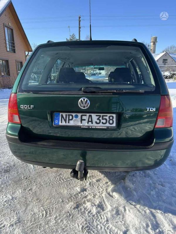 Zaļš Volkswagen Golf 2001 Marijampole, ar dzinēja tilpumu 1.90 L un nobraukumu 269 tūkst. km par 1850 €, foto 4 vietnē AUTOMOTO.COM.LV