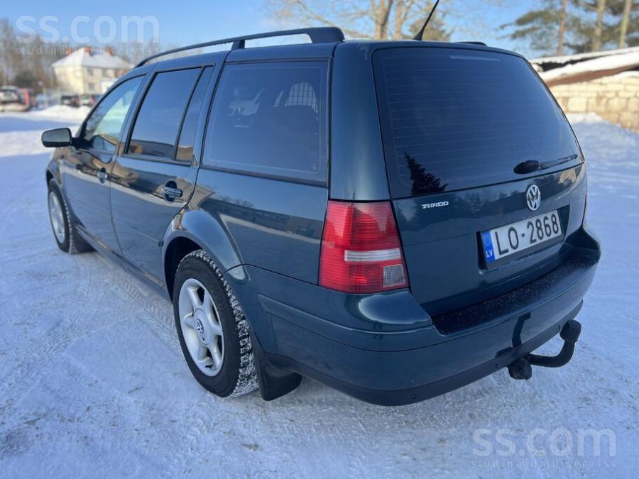 Green Volkswagen Golf 2003 in Rezekne, with an engine capacity of 1.90 L and mileage of 179 thousand km for 2750 €, photo 7 on AUTOMOTO.COM.LV