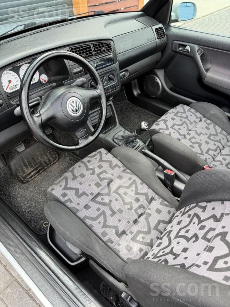 Grey Volkswagen Golf 1999 in Balvi, with an engine capacity of 1.90 L and mileage of 203 thousand km for 3299 €, photo 13 on AUTOMOTO.COM.LV