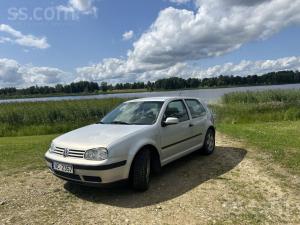 Pelēks Volkswagen Golf 1998 Preiļi, ar dzinēja tilpumu 1.60 L un nobraukumu 154 tūkst. km par 1300 €, foto  vietnē AUTOMOTO.COM.LV