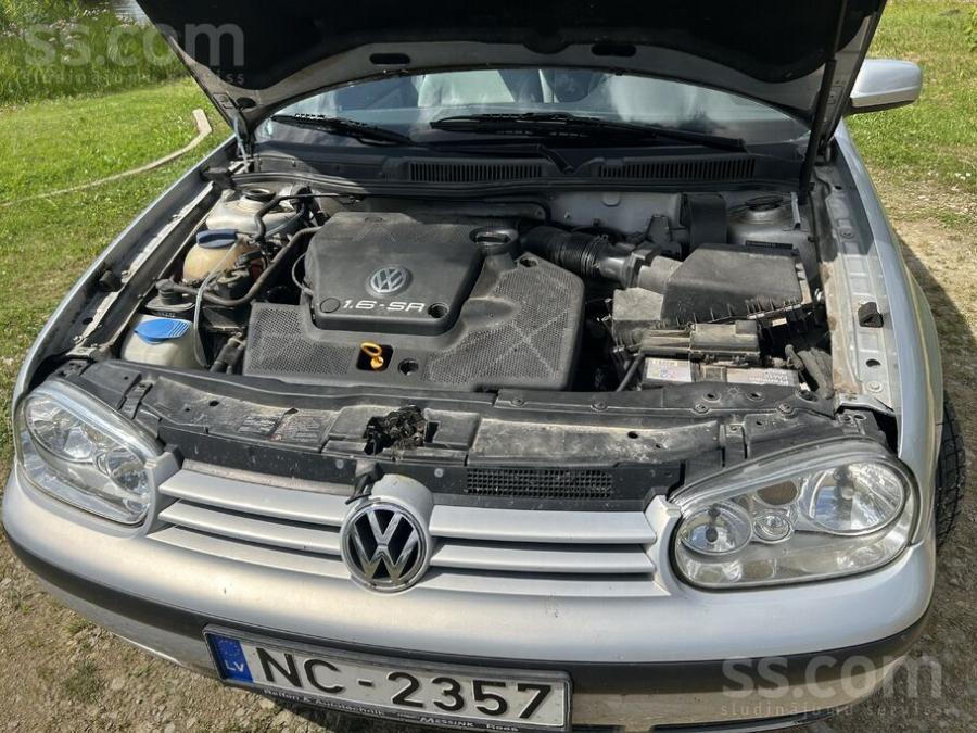 Pelēks Volkswagen Golf 1998 Preiļi, ar dzinēja tilpumu 1.60 L un nobraukumu 154 tūkst. km par 1300 €, foto 10 vietnē AUTOMOTO.COM.LV