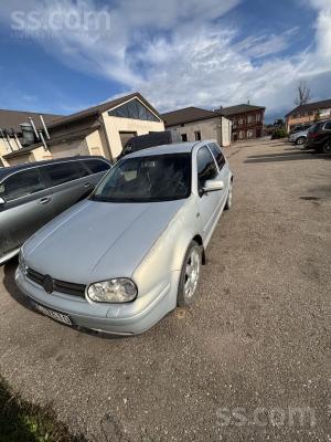 Pelēks Volkswagen Golf 1999 Rēzekne, ar dzinēja tilpumu 1.90 L un nobraukumu 395 tūkst. km par 850 €, foto  vietnē AUTOMOTO.COM.LV