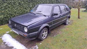 Grey Volkswagen Golf 1988 in Sakiai, with an engine capacity of 1.60 L and mileage of 249 thousand km for 800 €, photo 5 on AUTOMOTO.COM.LV
