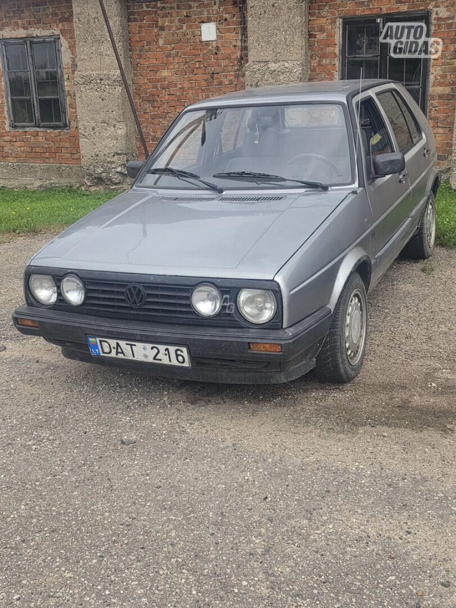 Серый Фольксваген Гольф 1989 в Алитус, объемом двигателя 1.60 л и пробегом 0 тыс. км за 500 €, фото 1 на AUTOMOTO.COM.LV