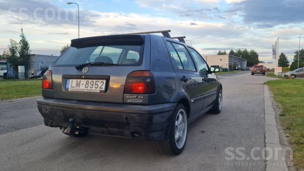 Grey Volkswagen Golf 1994 in Riga, with an engine capacity of 1.90 L and mileage of 250 thousand km for 1300 €, photo 4 on AUTOMOTO.COM.LV