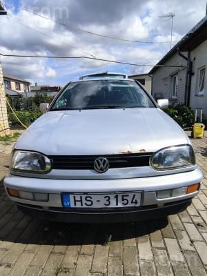 Grey Volkswagen Golf 1996 in Bauska, with an engine capacity of 1.60 L and mileage of 0 thousand km for 280 €, photo 4 on AUTOMOTO.COM.LV