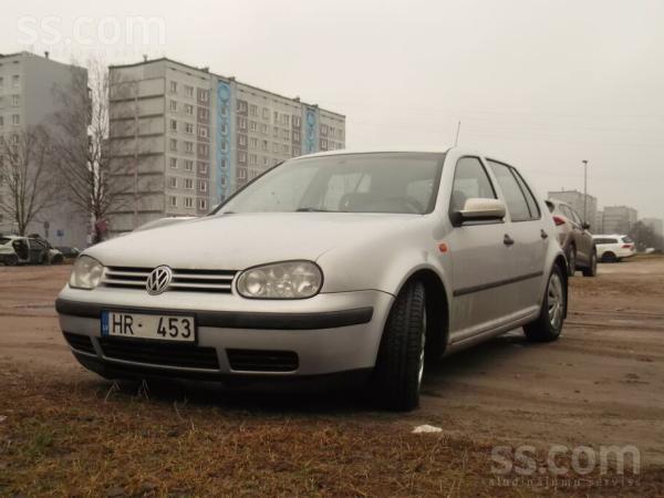Pelēks Volkswagen Golf 1997 Rīga, ar dzinēja tilpumu 1.90 L un nobraukumu 333 tūkst. km par 1350 €, foto 1 vietnē AUTOMOTO.COM.LV