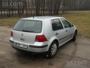 Pelēks Volkswagen Golf 1997 Rīga, ar dzinēja tilpumu 1.90 L un nobraukumu 333 tūkst. km par 1400 €, foto 2 vietnē AUTOMOTO.COM.LV