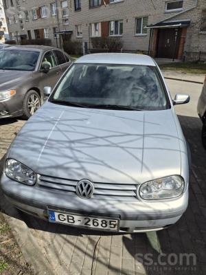 Grey Volkswagen Golf 1997 in Riga, with an engine capacity of 1.60 L and mileage of 388 thousand km for 500 €, photo  on AUTOMOTO.COM.LV