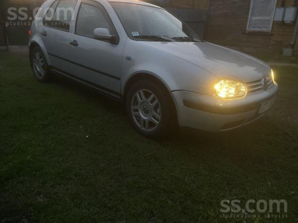 Pelēks Volkswagen Golf 1998 Krāslava, ar dzinēja tilpumu 1.90 L un nobraukumu 0 tūkst. km par 1000 €, foto 1 vietnē AUTOMOTO.COM.LV