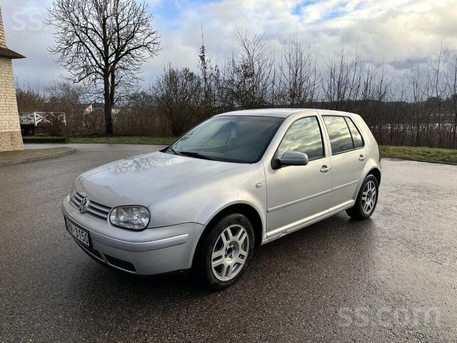 Grey Volkswagen Golf 1998 in Kraslava, with an engine capacity of 1.90 L and mileage of 400 thousand km for 1500 €, photo 2 on AUTOMOTO.COM.LV