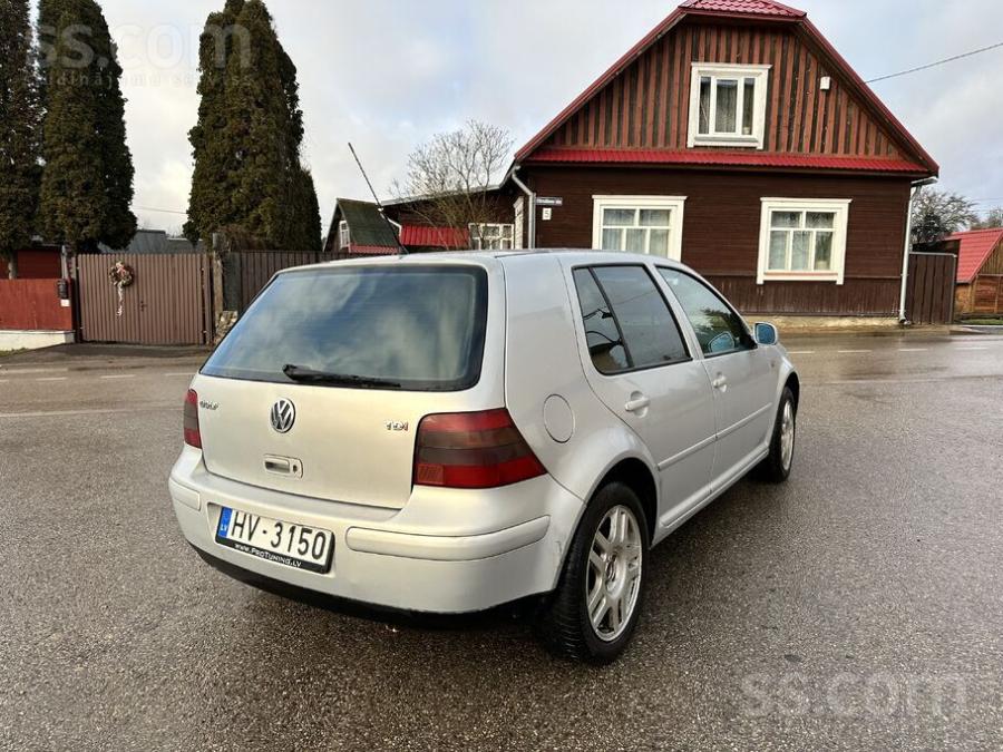 Grey Volkswagen Golf 1998 in Kraslava, with an engine capacity of 1.90 L and mileage of 400 thousand km for 1500 €, photo 5 on AUTOMOTO.COM.LV