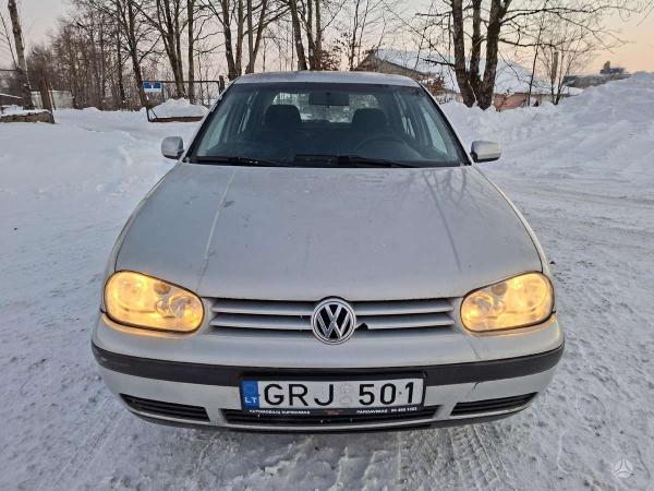 Grey Volkswagen Golf 1998 in Plunge, with an engine capacity of 1.90 L and mileage of 309 thousand km for 950 €, photo 8 on AUTOMOTO.COM.LV