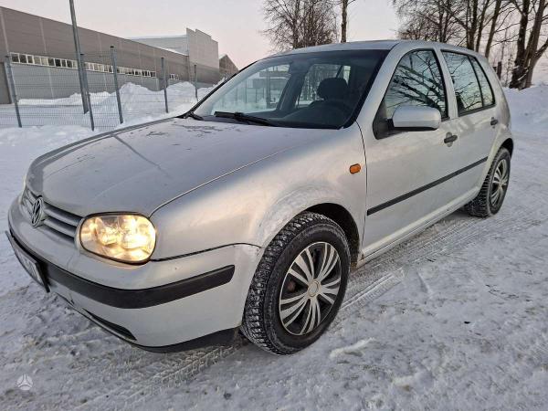 Grey Volkswagen Golf 1998 in Plunge, with an engine capacity of 1.90 L and mileage of 309 thousand km for 950 €, photo 9 on AUTOMOTO.COM.LV