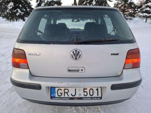 Grey Volkswagen Golf 1998 in Plunge, with an engine capacity of 1.90 L and mileage of 309 thousand km for 950 €, photo 11 on AUTOMOTO.COM.LV