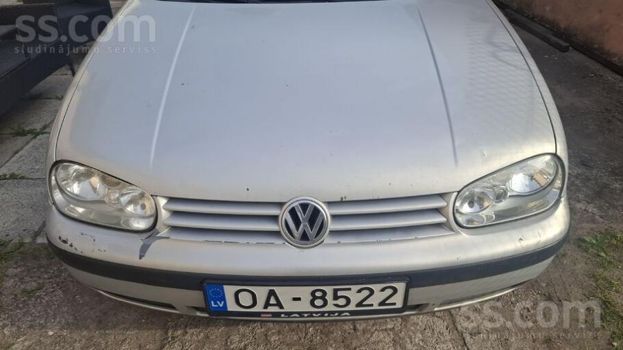 Pelēks Volkswagen Golf 1998 Rīga, ar dzinēja tilpumu 1.60 L un nobraukumu 292 tūkst. km par 700 €, foto 4 vietnē AUTOMOTO.COM.LV