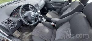 Grey Volkswagen Golf 1998 in Jelgava, with an engine capacity of 1.60 L and mileage of 117 thousand km for 1250 €, photo 4 on AUTOMOTO.COM.LV