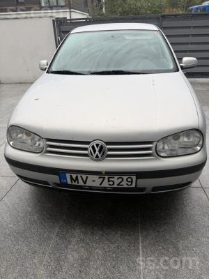 Grey Volkswagen Golf 1998 in Riga, with an engine capacity of 1.90 L and mileage of 347 thousand km for 1450 €, photo 3 on AUTOMOTO.COM.LV