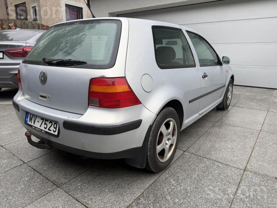 Grey Volkswagen Golf 1998 in Riga, with an engine capacity of 1.90 L and mileage of 347 thousand km for 1450 €, photo 4 on AUTOMOTO.COM.LV