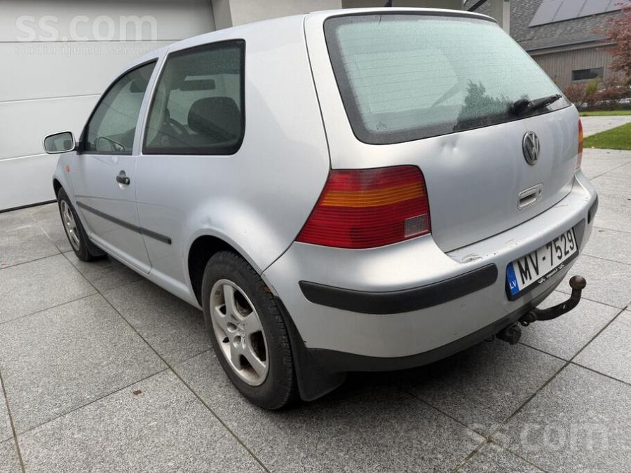 Grey Volkswagen Golf 1998 in Riga, with an engine capacity of 1.90 L and mileage of 347 thousand km for 1450 €, photo 5 on AUTOMOTO.COM.LV