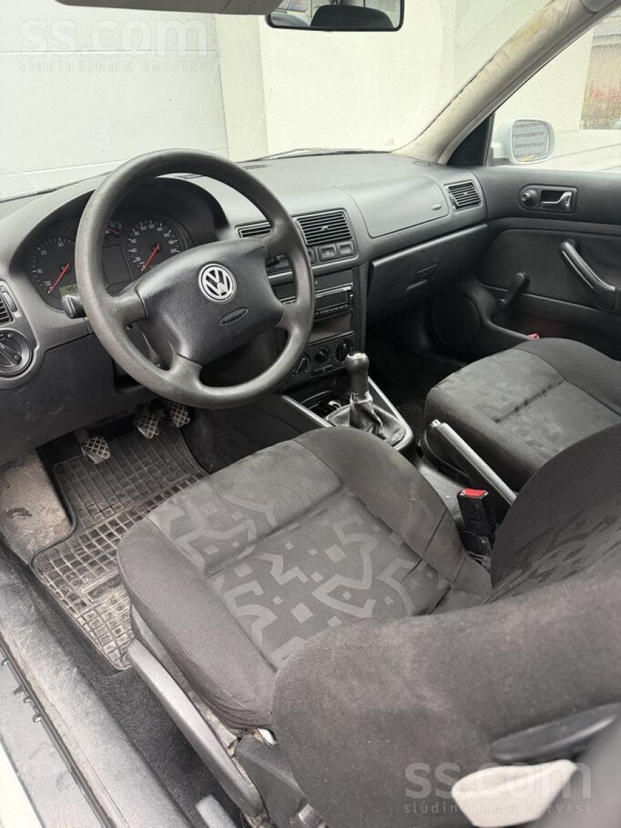 Grey Volkswagen Golf 1998 in Riga, with an engine capacity of 1.90 L and mileage of 347 thousand km for 1450 €, photo 6 on AUTOMOTO.COM.LV