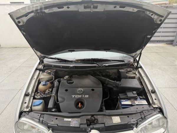 Grey Volkswagen Golf 1998 in Riga, with an engine capacity of 1.90 L and mileage of 347 thousand km for 1450 €, photo 11 on AUTOMOTO.COM.LV