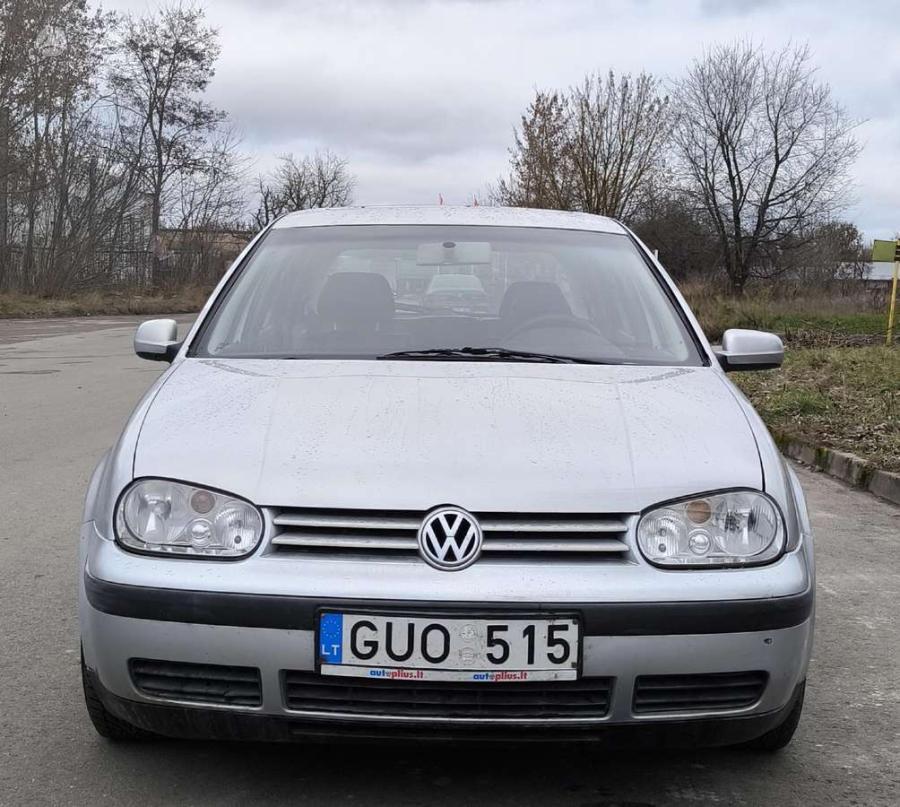 Pelēks Volkswagen Golf 1999 Kauņa, ar dzinēja tilpumu 1.90 L un nobraukumu 340 tūkst. km par 1350 €, foto 3 vietnē AUTOMOTO.COM.LV