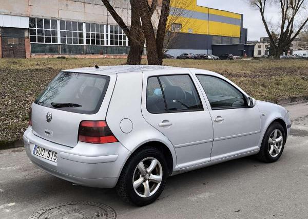 Pelēks Volkswagen Golf 1999 Kauņa, ar dzinēja tilpumu 1.90 L un nobraukumu 340 tūkst. km par 1350 €, foto 6 vietnē AUTOMOTO.COM.LV