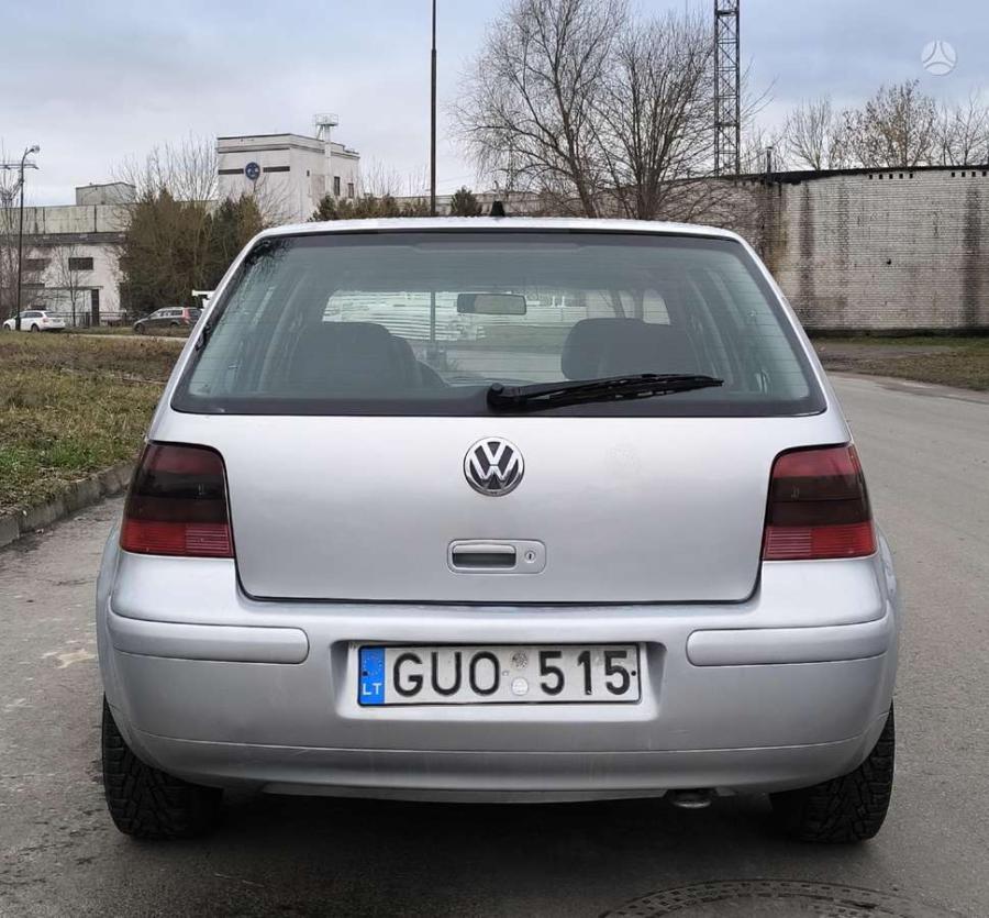 Pelēks Volkswagen Golf 1999 Kauņa, ar dzinēja tilpumu 1.90 L un nobraukumu 340 tūkst. km par 1350 €, foto 8 vietnē AUTOMOTO.COM.LV