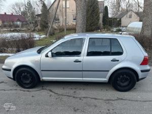 Grey Volkswagen Golf 1999 in Vilnius, with an engine capacity of 1.40 L and mileage of 254 thousand km for 600 €, photo 7 on AUTOMOTO.COM.LV