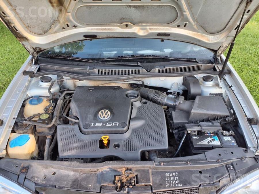 Grey Volkswagen Golf 1999 in Riga, with an engine capacity of 1.60 L and mileage of 245 thousand km for 880 €, photo 11 on AUTOMOTO.COM.LV