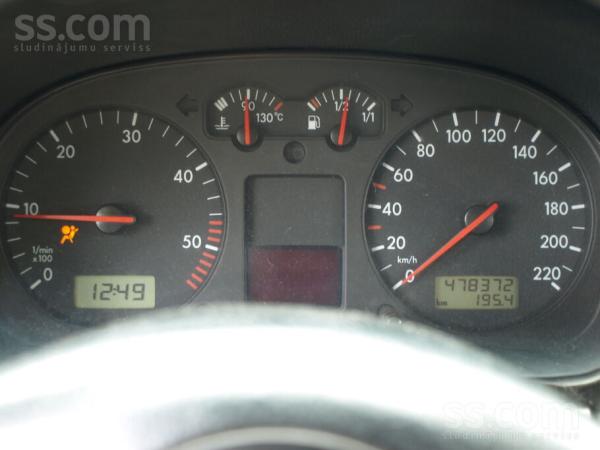 Pelēks Volkswagen Golf 1999 Madona, ar dzinēja tilpumu 1.90 L un nobraukumu 478 tūkst. km par 2100 €, foto 9 vietnē AUTOMOTO.COM.LV