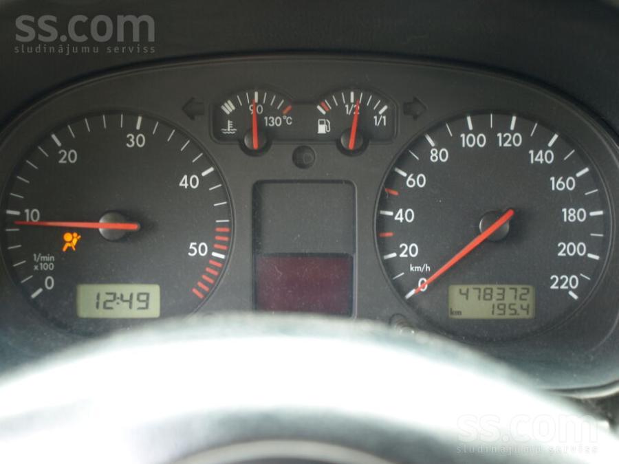 Pelēks Volkswagen Golf 1999 Madona, ar dzinēja tilpumu 1.90 L un nobraukumu 478 tūkst. km par 2100 €, foto 10 vietnē AUTOMOTO.COM.LV