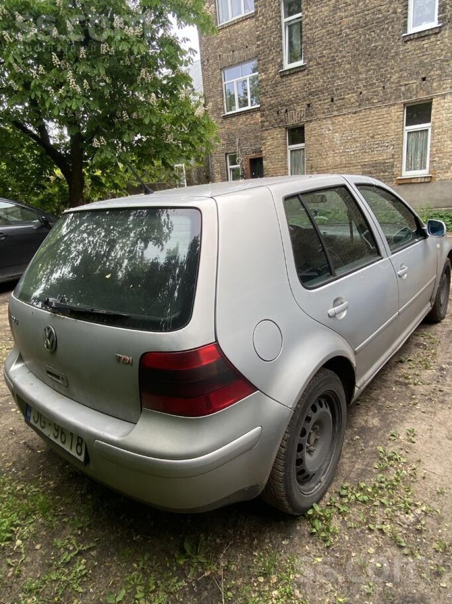 Grey Volkswagen Golf 2000 in Riga, with an engine capacity of 1.90 L and mileage of 0 thousand km for 600 €, photo 1 on AUTOMOTO.COM.LV