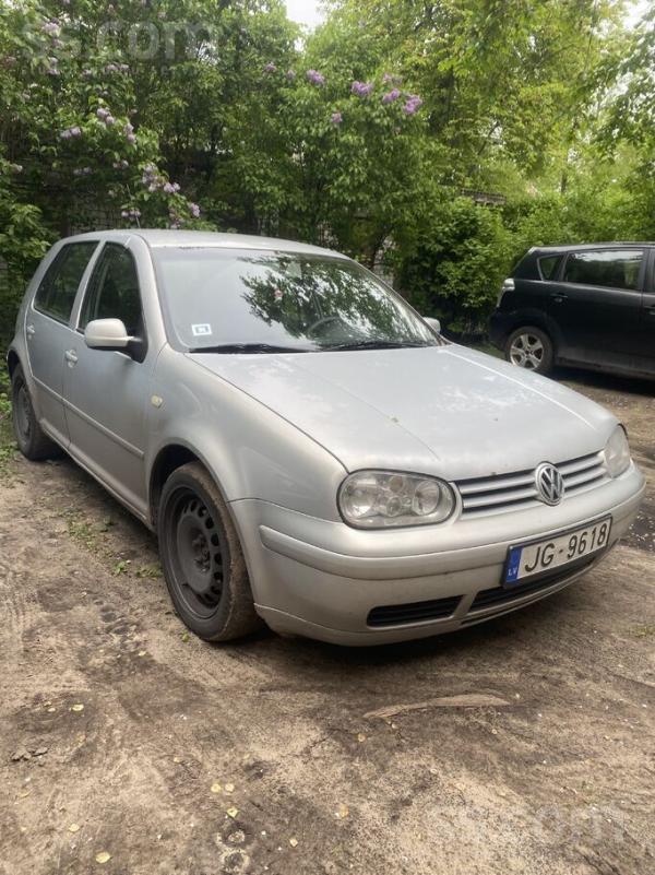 Grey Volkswagen Golf 2000 in Riga, with an engine capacity of 1.90 L and mileage of 0 thousand km for 600 €, photo 4 on AUTOMOTO.COM.LV
