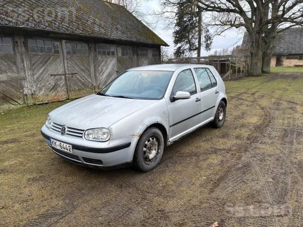 Grey Volkswagen Golf 2000 in Dobele, with an engine capacity of 1.90 L and mileage of 402 thousand km for 500 €, photo 1 on AUTOMOTO.COM.LV