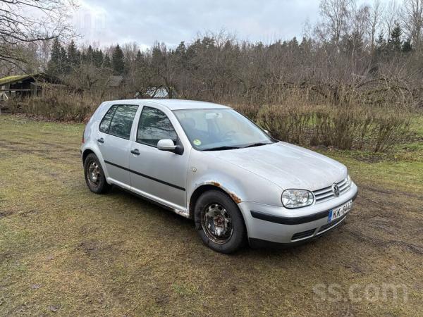 Grey Volkswagen Golf 2000 in Dobele, with an engine capacity of 1.90 L and mileage of 402 thousand km for 500 €, photo 3 on AUTOMOTO.COM.LV