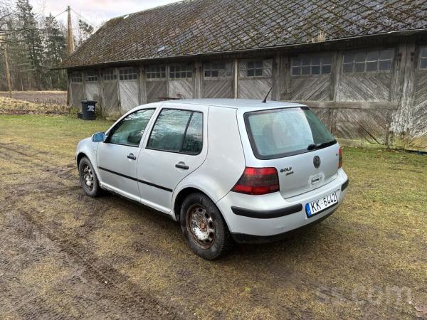Grey Volkswagen Golf 2000 in Dobele, with an engine capacity of 1.90 L and mileage of 402 thousand km for 500 €, photo 6 on AUTOMOTO.COM.LV
