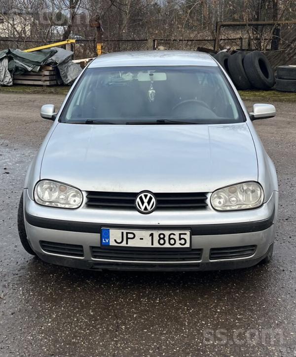 Grey Volkswagen Golf 2000 in Jelgava, with an engine capacity of 1.90 L and mileage of 287 thousand km for 1280 €, photo 1 on AUTOMOTO.COM.LV