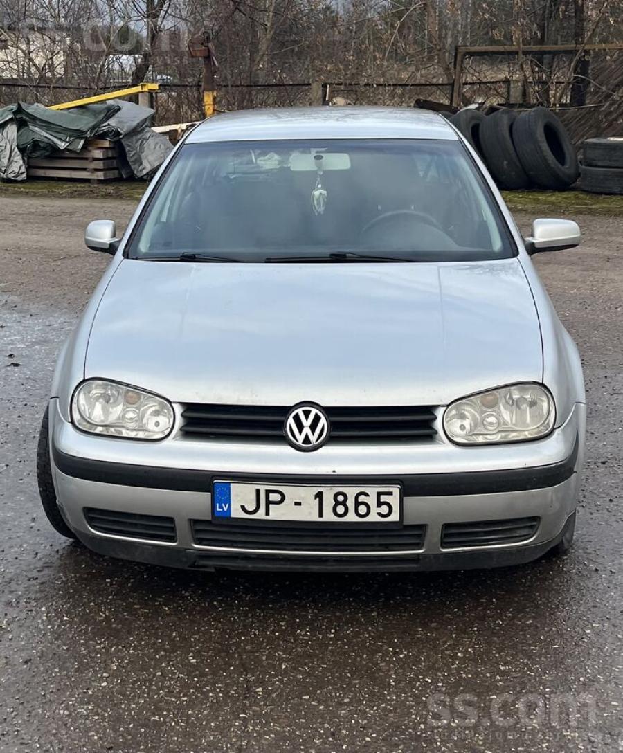 Grey Volkswagen Golf 2000 in Jelgava, with an engine capacity of 1.90 L and mileage of 287 thousand km for 1280 €, photo 1 on AUTOMOTO.COM.LV