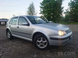 Grey Volkswagen Golf 2000 in Jekabpils, with an engine capacity of 1.60 L and mileage of 212 thousand km for 1200 €, photo  on AUTOMOTO.COM.LV